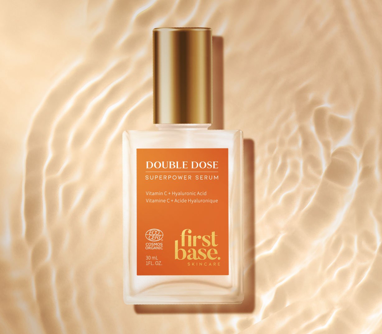 First Base Skincare Launch Double Dose Organic Vitamin C Superpower ...