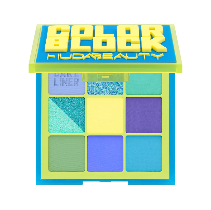 Huda Beauty Color Block Obsessions Eyeshadow Palettes (Orange & Purple ...