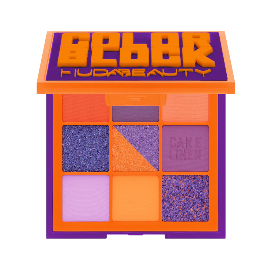 Huda Beauty Color Block Obsessions Eyeshadow Palettes (Orange & Purple ...