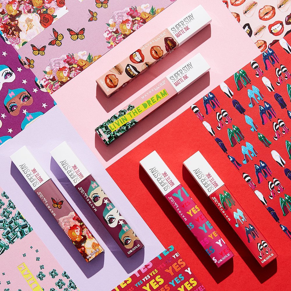 Maybelline x Ashley Longshore Lipstick Collection | News | BeautyAlmanac