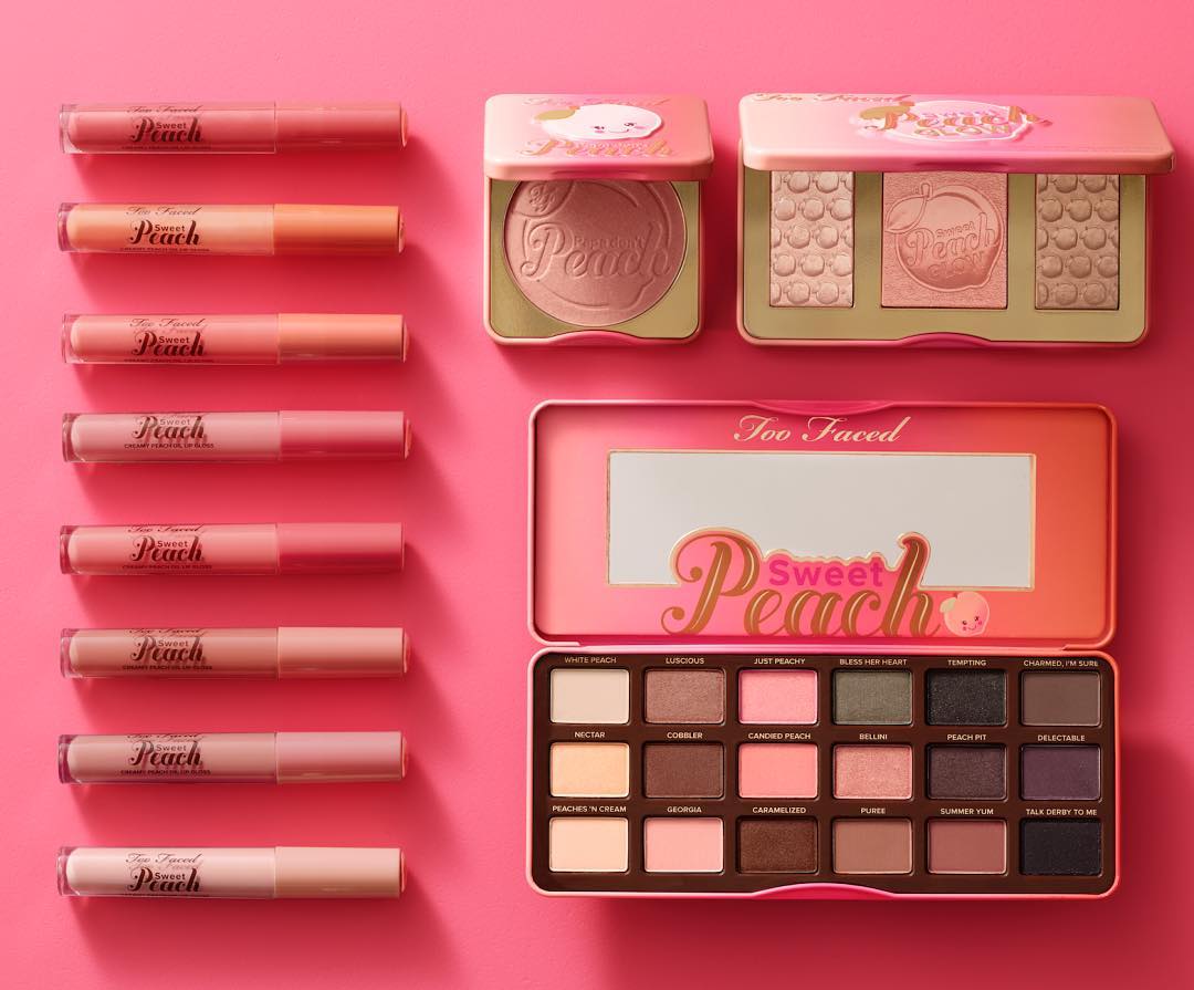 Too Faced Sweet Peach Makeup Collection | News | BeautyAlmanac